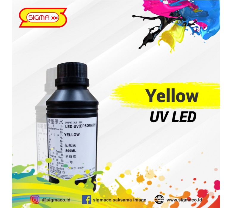 Tinta LED UV EPSON Kemasan 500ml Termurah 100% Original