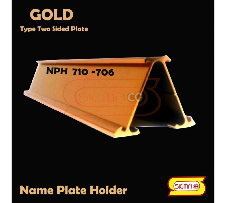 distributor Name Plate Holder Tipe Two sided plate